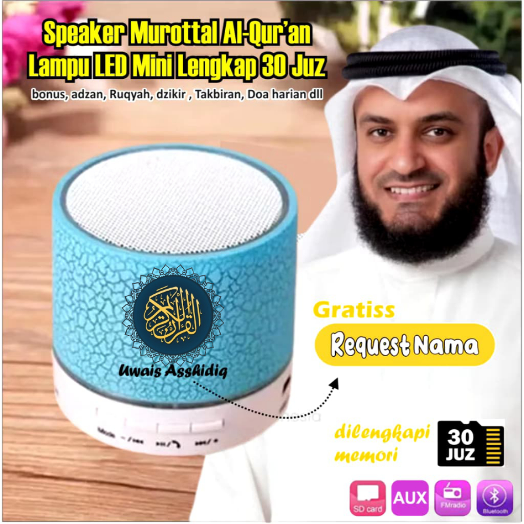 Jual SPEAKER MUROTTAL AL-QUR'AN 30 JUZ Bluetooth TERMURAH | Shopee Indonesia