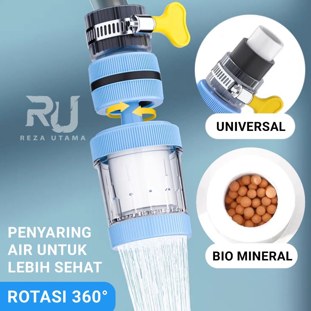 Jual filter kran air fleksibel faucet flash head saringan wastafel cuci ...