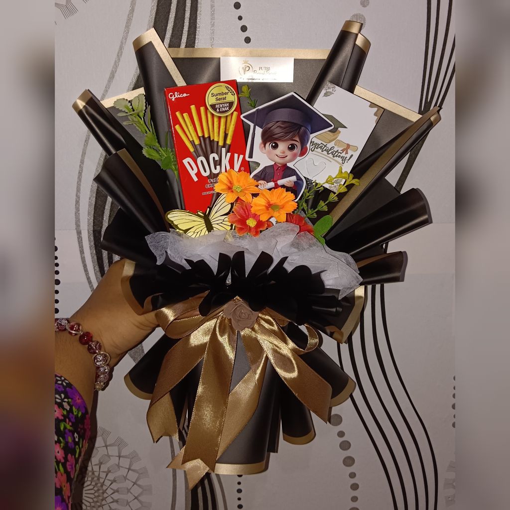 Jual Buket Topper, snack dan bunga Graduation/Wisuda/Sidang | Shopee ...