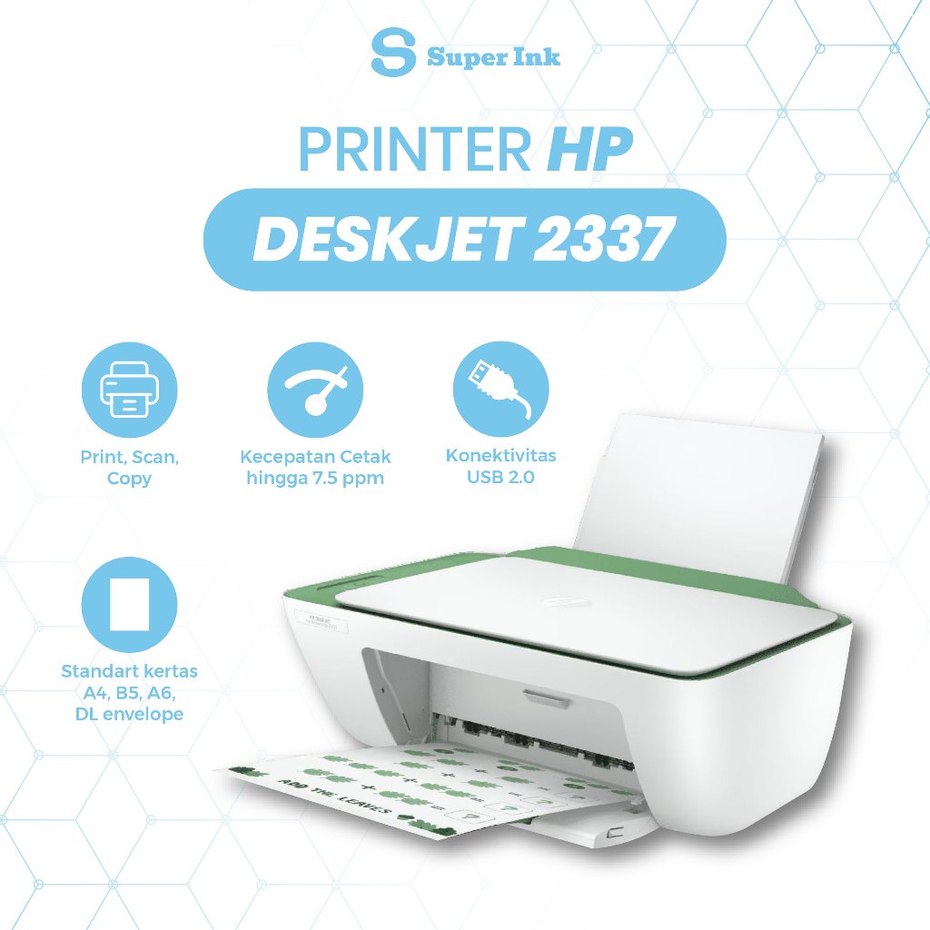 Jual Printer HP DeskJet 2337 1200 dpi - Print, Copy, Scan All In One Garansi Resmi 1 Tahun ...