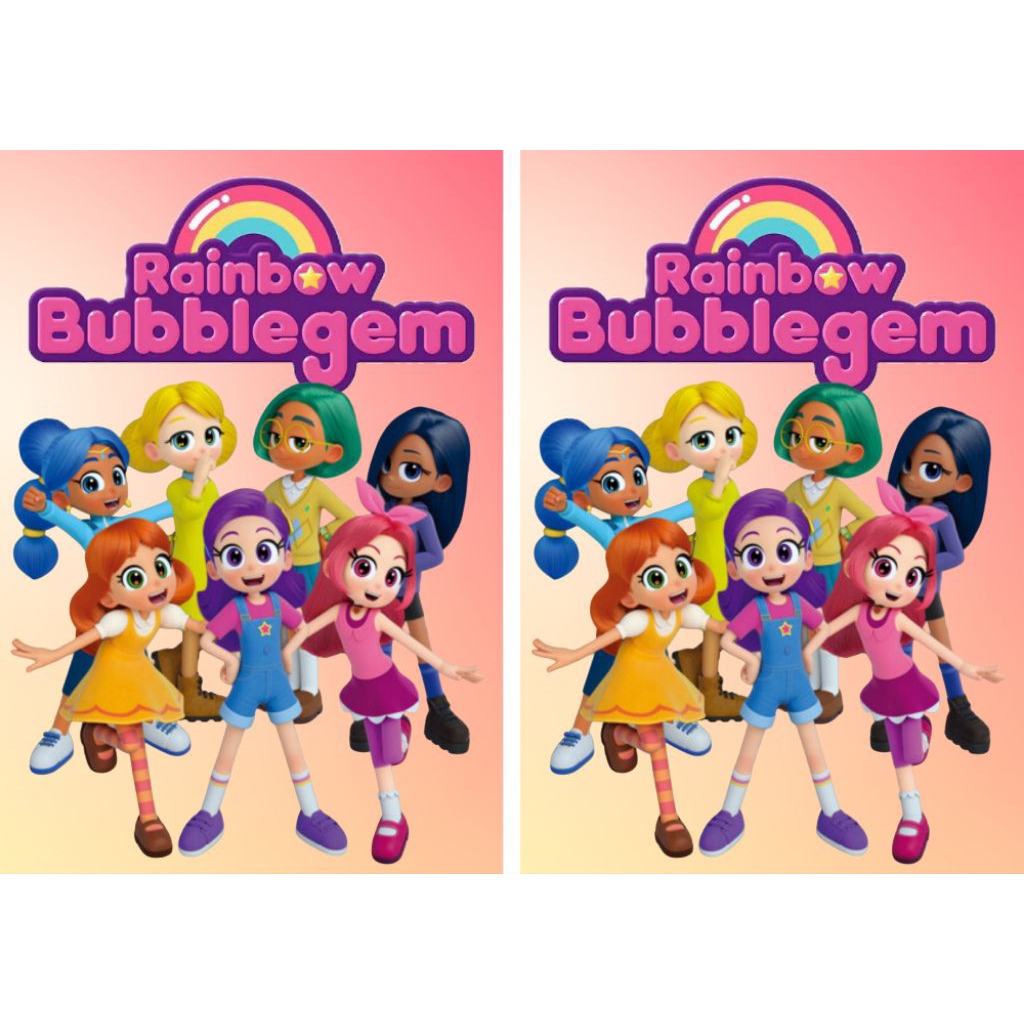 Jual LEMBAR MEWARNAI RAINBOW BUBBLEGEM BUBELJEM A5 ADA 50 GAMBAR | Shopee Indonesia