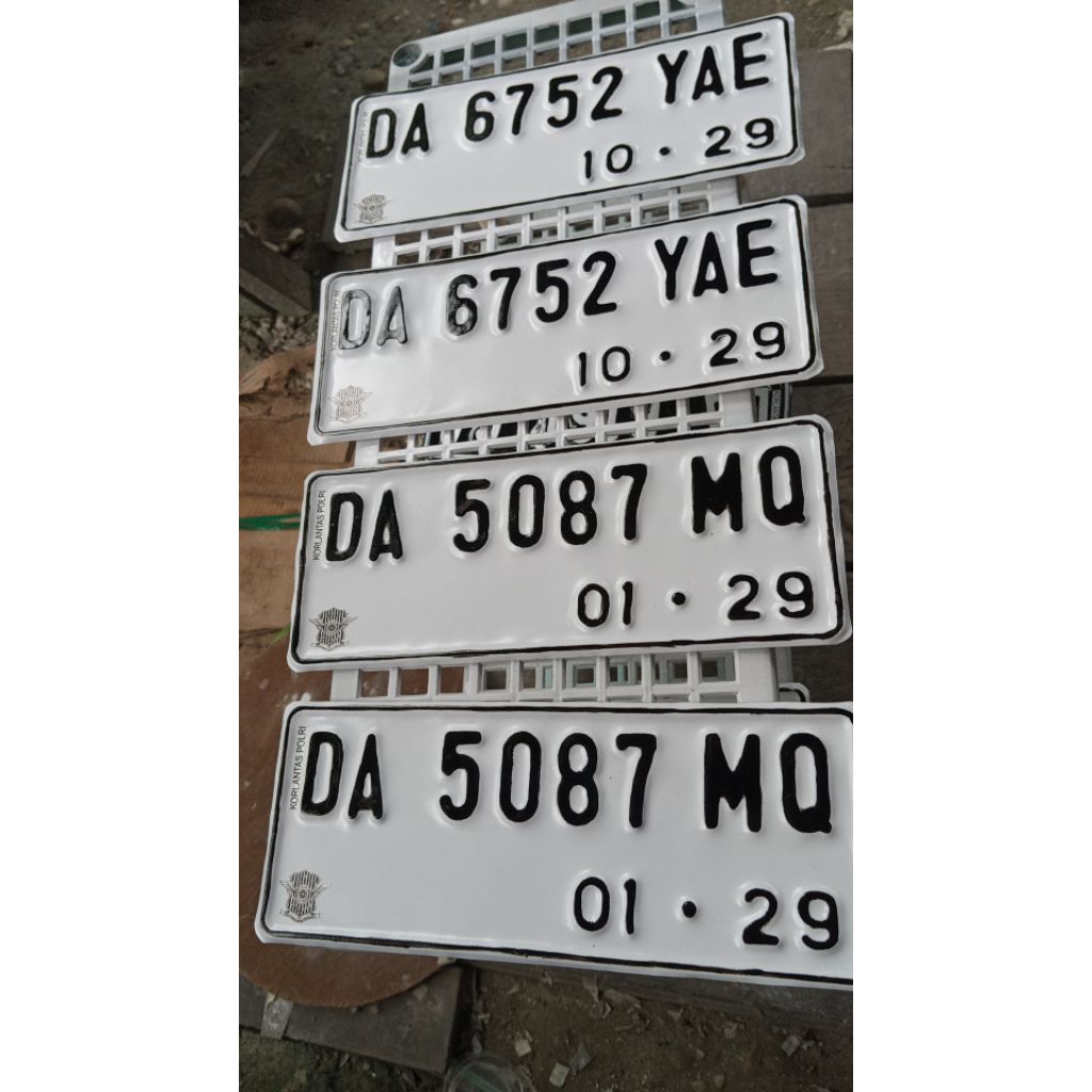 Jual plat nomor motor standar | Shopee Indonesia