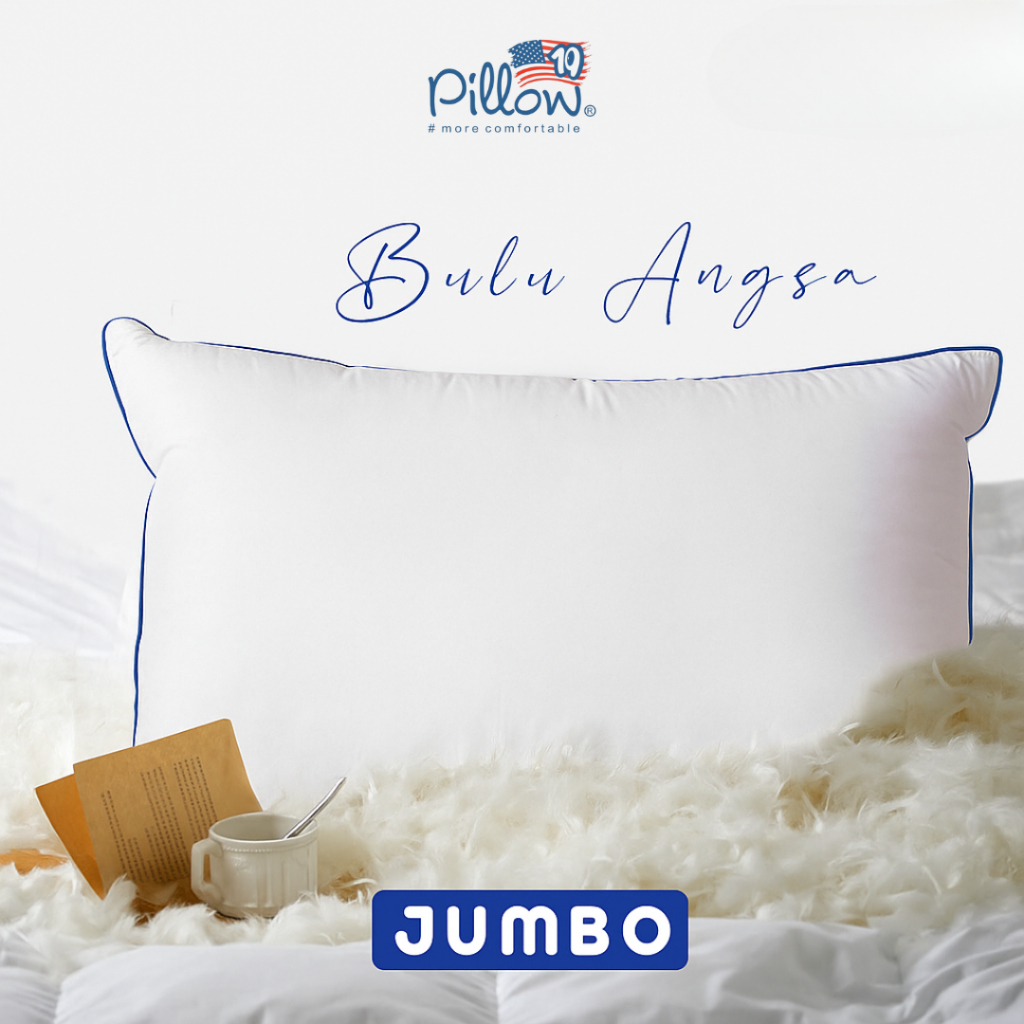 Jual 109 PILLOW - Bantal Guling Tidur Hotel Bulu Angsa Sintetis - Single List - Jumbo 100% ...