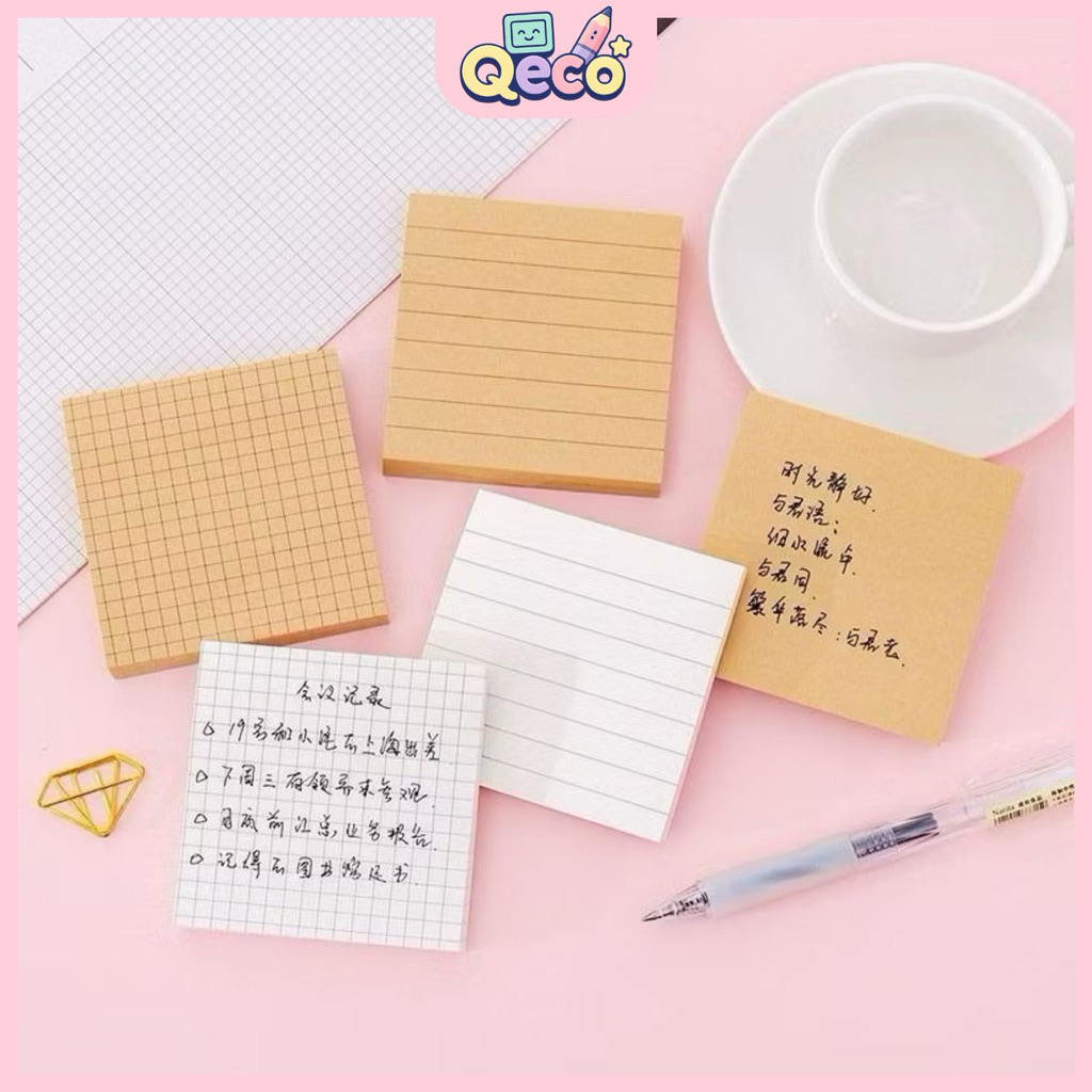 Jual Sticky Note Kraft Putih Mini / Memo notes | Shopee Indonesia