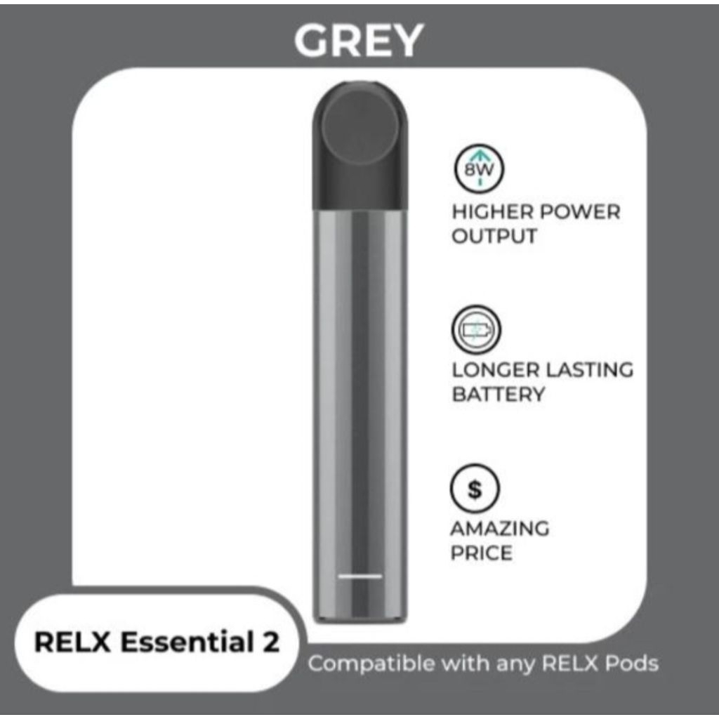 Jual RELX Essential 2 Device - Grey | Shopee Indonesia