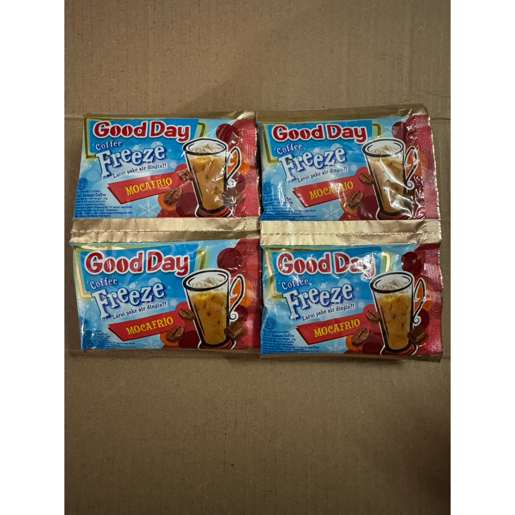 Jual Goodday Freeze Mocafrio 1Renceng isi 10Sachet | Shopee Indonesia