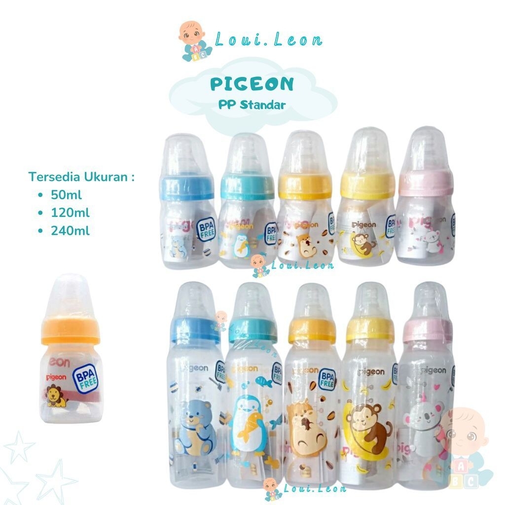 Jual Pigeon Botol Dot Bayi,ukuran 50ml Slim Neck Nipple S | Shopee ...