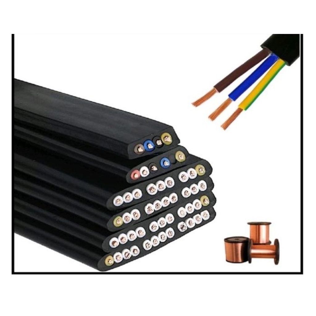 Jual Kabel Lift Flat Fleksibel / Cable Power Flat Hoist / Cable Power ...