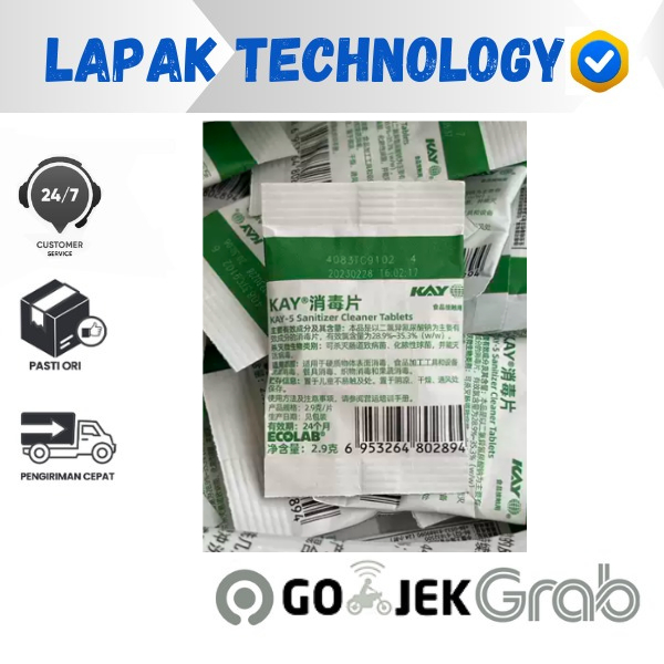 Jual Kay 5 Sanitizer Kemasan Baru (Tablet) | Shopee Indonesia