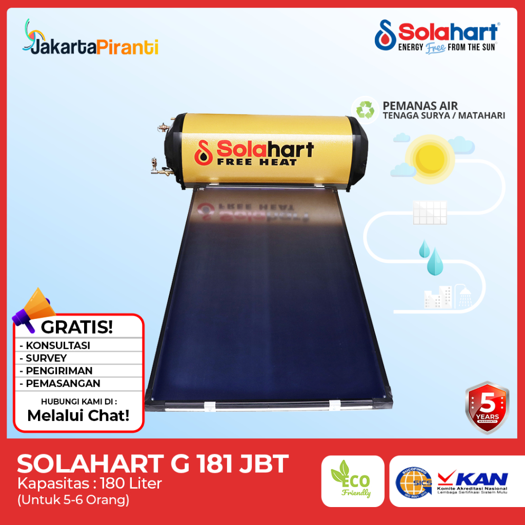 Jual Solahart Pemanas Air Tenaga Surya Tenaga Matahari Solahart Solar ...