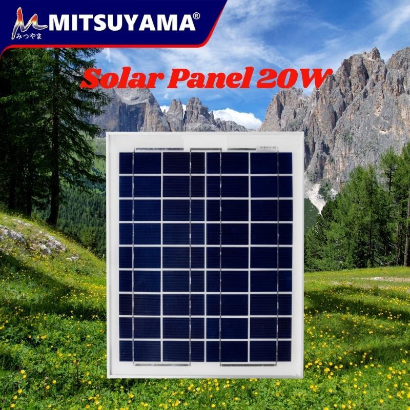 Jual Solar Panel Cell Papan Surya 20wp Poly Crystalline Mitsuyama ...