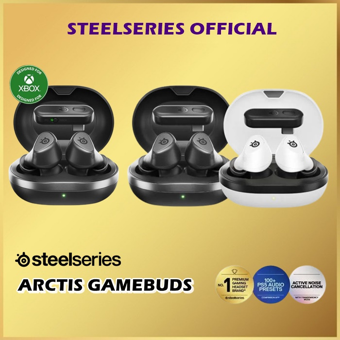 Jual SteelSeries Arctis Gamebuds Gamebud True Wireless Gaming Earbuds ...