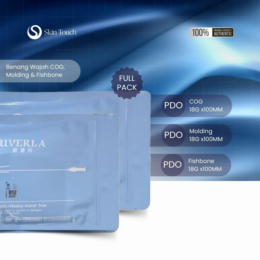 Jual Full Pack Uverla Benang PDO Molding/Fishbone/COG - Kontur Wajah ...