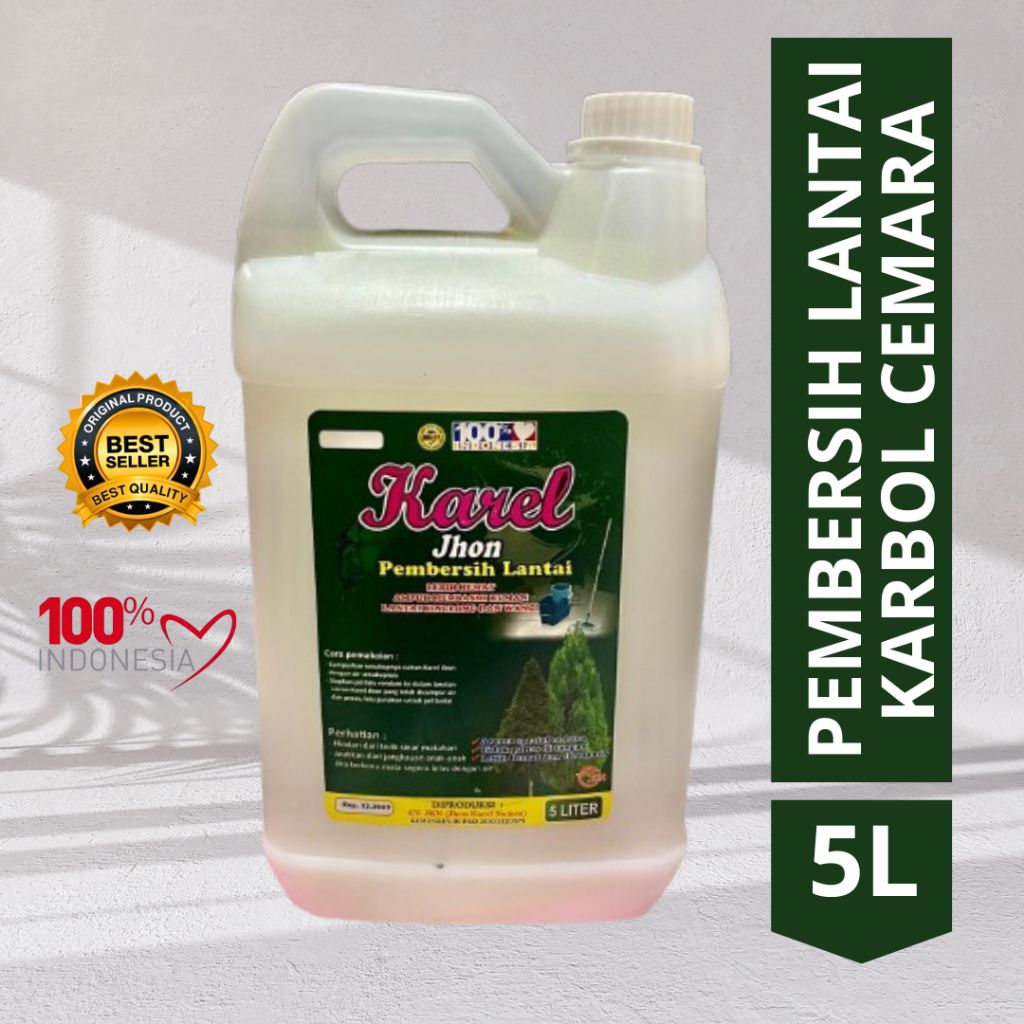 Jual Karbol pembersih lantai karel jerigen 5L / Pewangi lantai anti ...