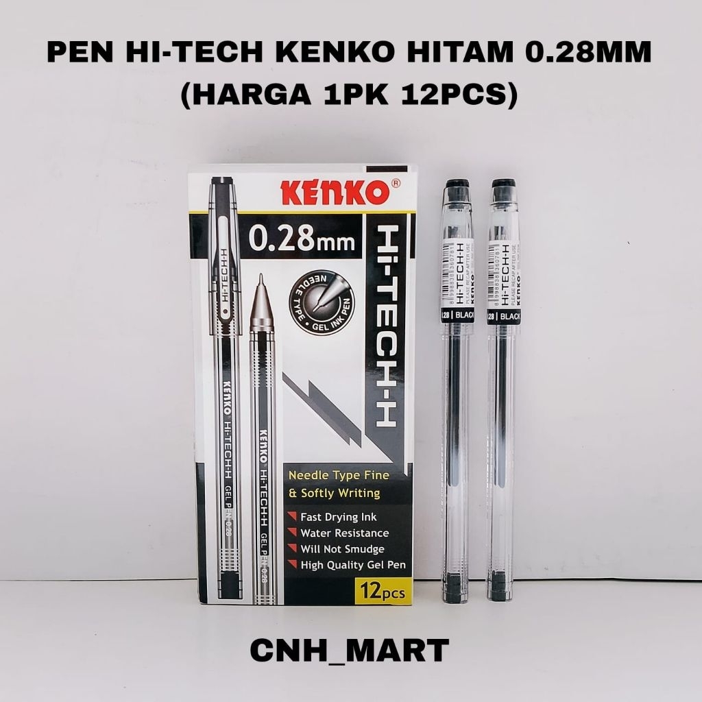 Jual Pulpen Hitech Kenko - Pen HI-TECH Kenko 0.28mm (12 ) Pcs | Shopee ...
