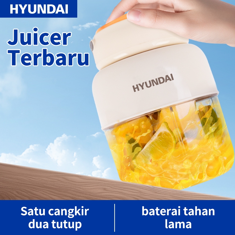 Jual Hyundai 2025 1.2L Blender Mini Juicer Mixer Terbaru Portabel Usb ...