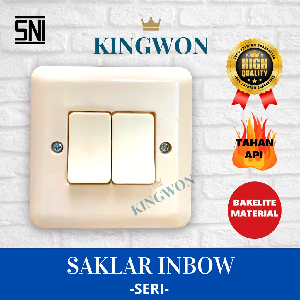 Jual SAKLAR INBOW IB SAKLAR SERI STOP KONTAK DOUBLE SWITCH LAMP SAKLAR ...