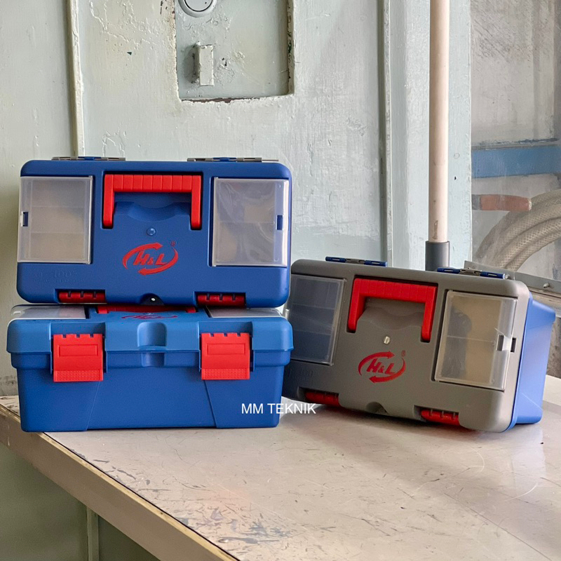 Jual H&L Tool Box Mini 12 Inch Kotak Perkakas Kecil (30*14*12cm)/ Kotak Alat Multifungsi ...