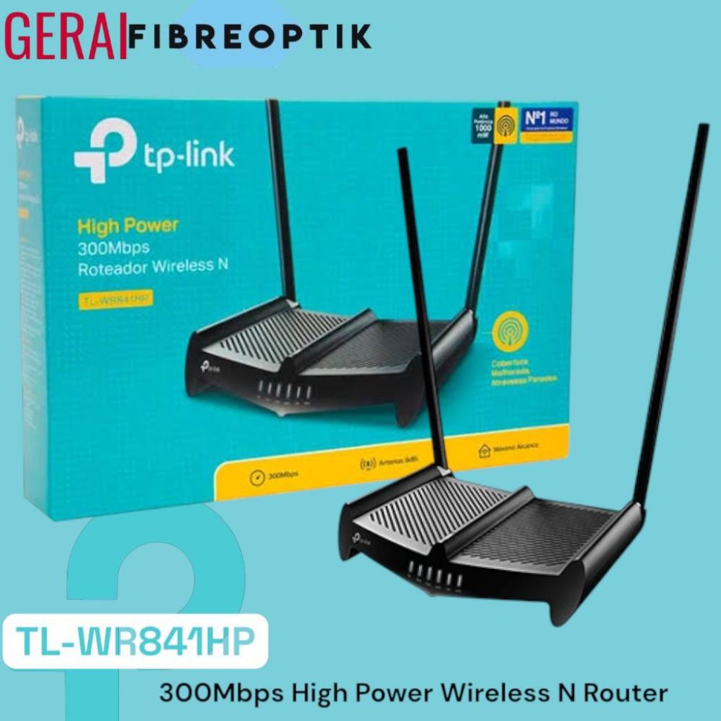 Jual TP Link TL-WR841HP 300HP 300Mbps High power Wireless Router-GFO ...