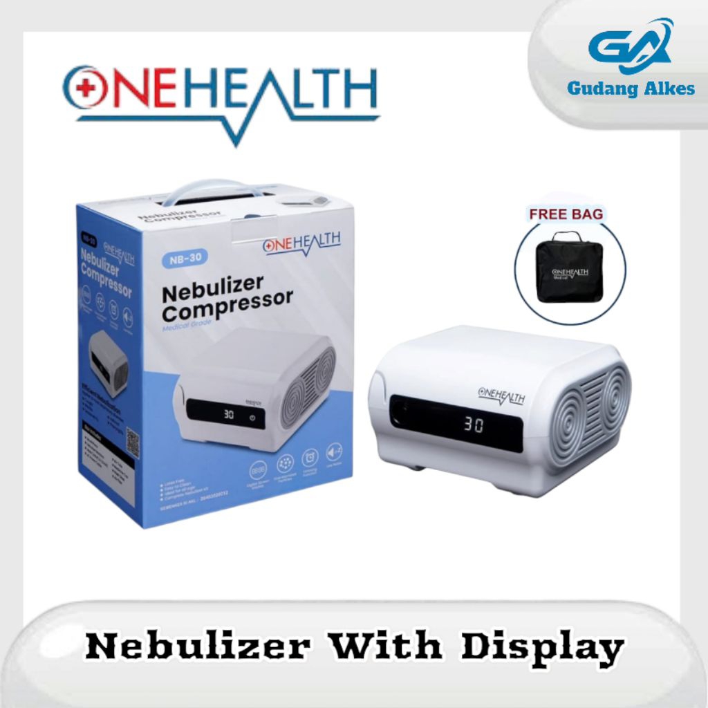 Jual Nebulizer Compressor Medical Grade OneHealth NB 30 Nebulizer With ...