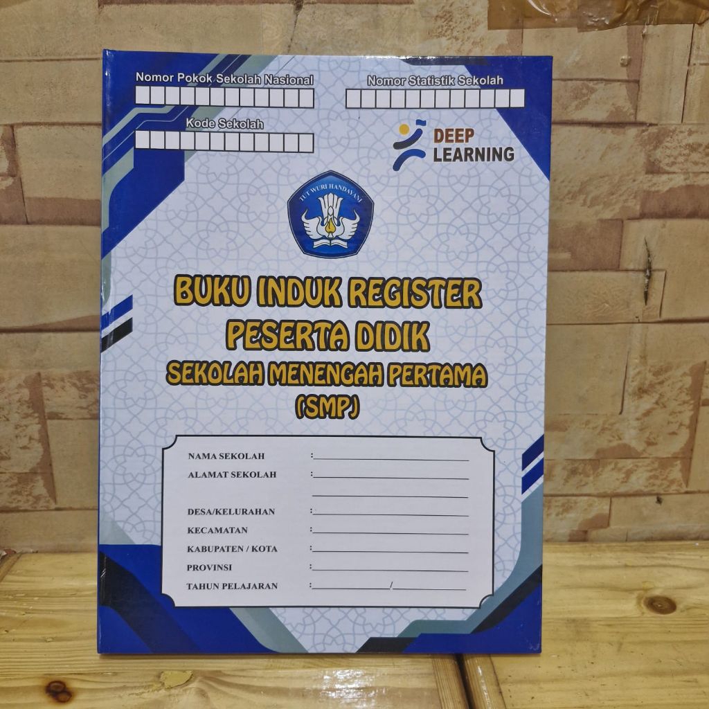 Jual Buku Induk SMP register siswa kurikulum merdeka deep learning ...