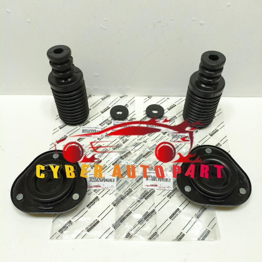 Jual Support Shock + Bearing + Boot Shock Depan 3 Set 6Pc Toyota Avanza ...