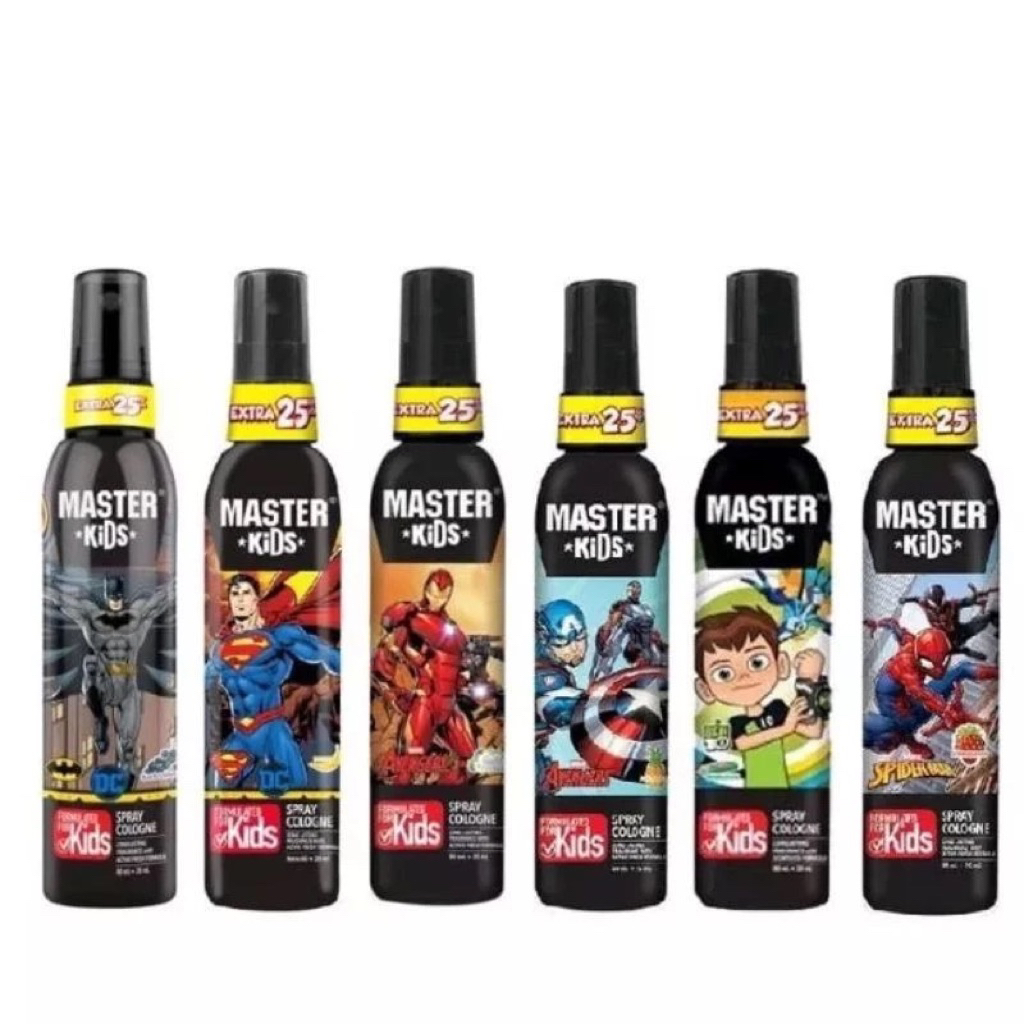 Jual MASTER KIDS SPRAY COLOGNE 100ML | Shopee Indonesia