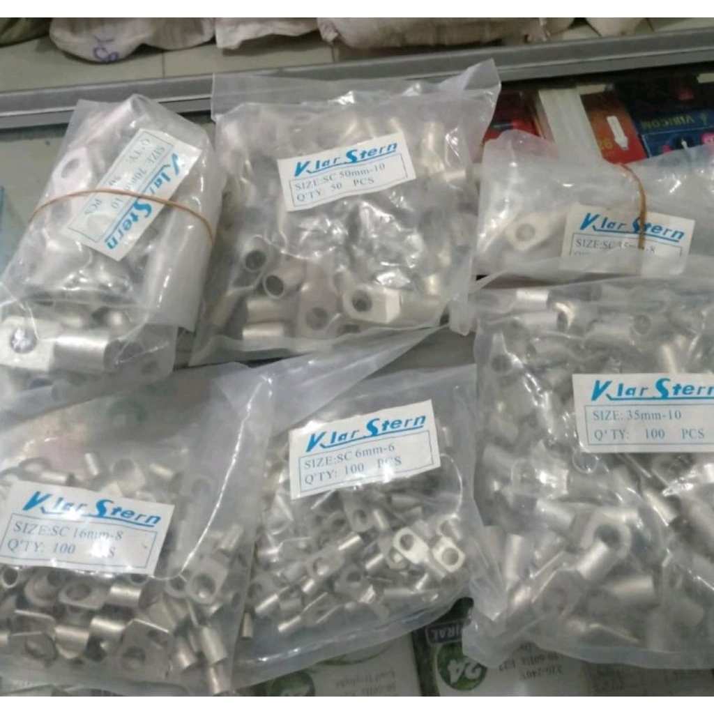 Jual 50pcs cable skun KLAR STREN TEBAL / kabel skun klarstren 6 10 16 ...