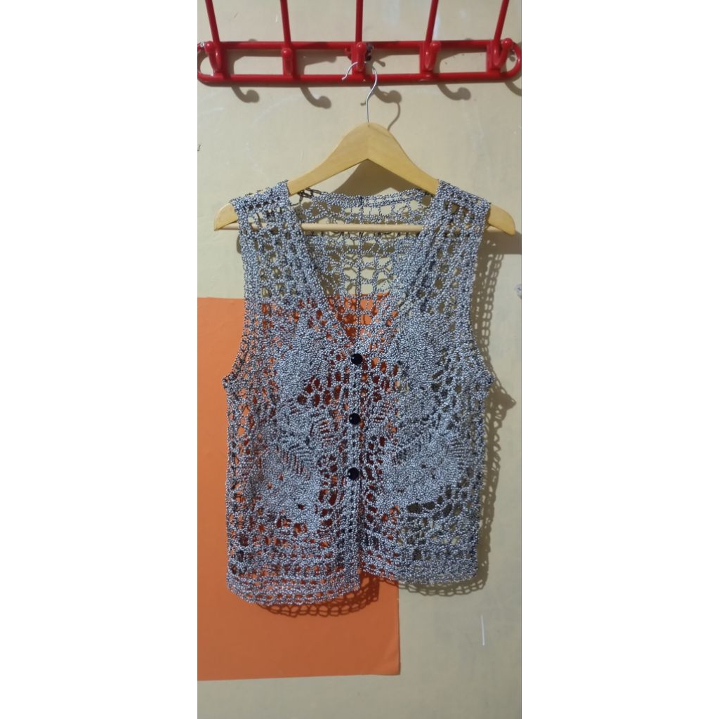 Jual Vest Silver gradasi | Shopee Indonesia