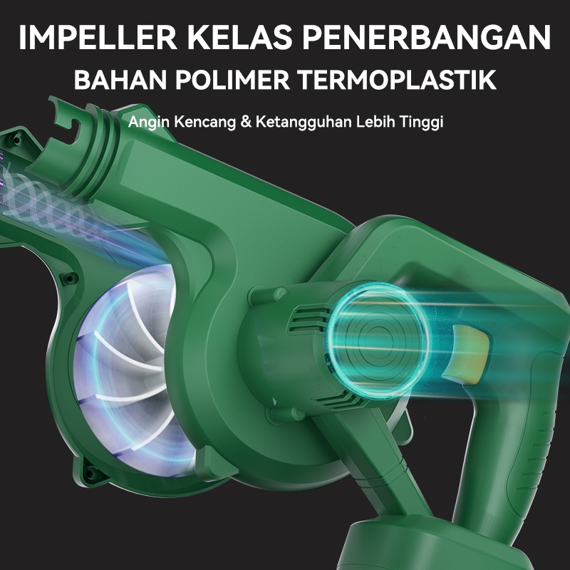 Jual ISKU Hand Blower Mesin Blower Tangan Baterai Cordless 2In1 Meniup ...
