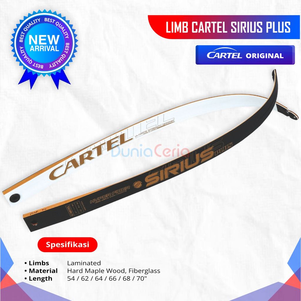 Jual Limbs Cartel Sirius / Sirius Plus Recurve Bow | Shopee Indonesia