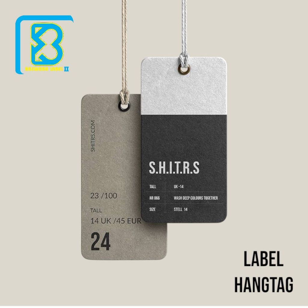 Jual Label Hangtag+Tali/Bahan Ivory 700gsm | Shopee Indonesia