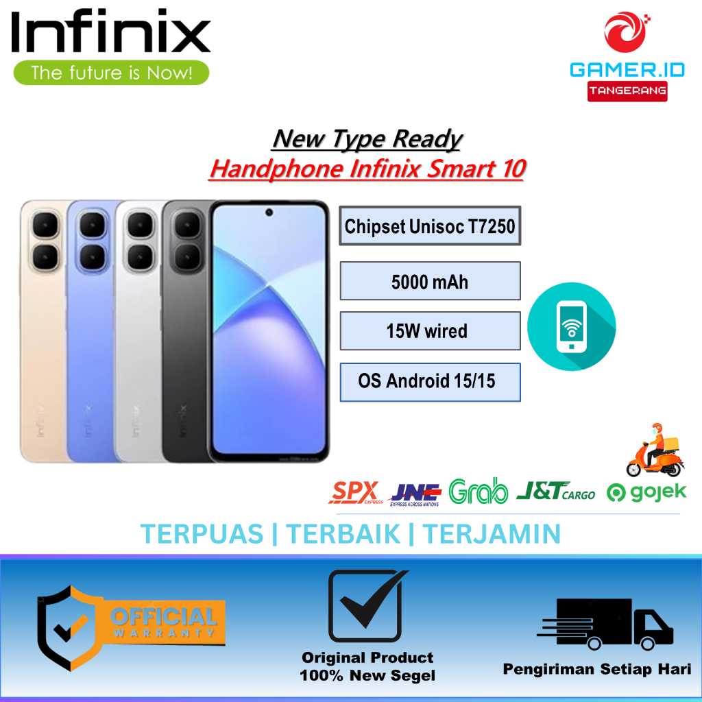 Jual New Type Ready Handphone Infinix Smart 10 | Shopee Indonesia