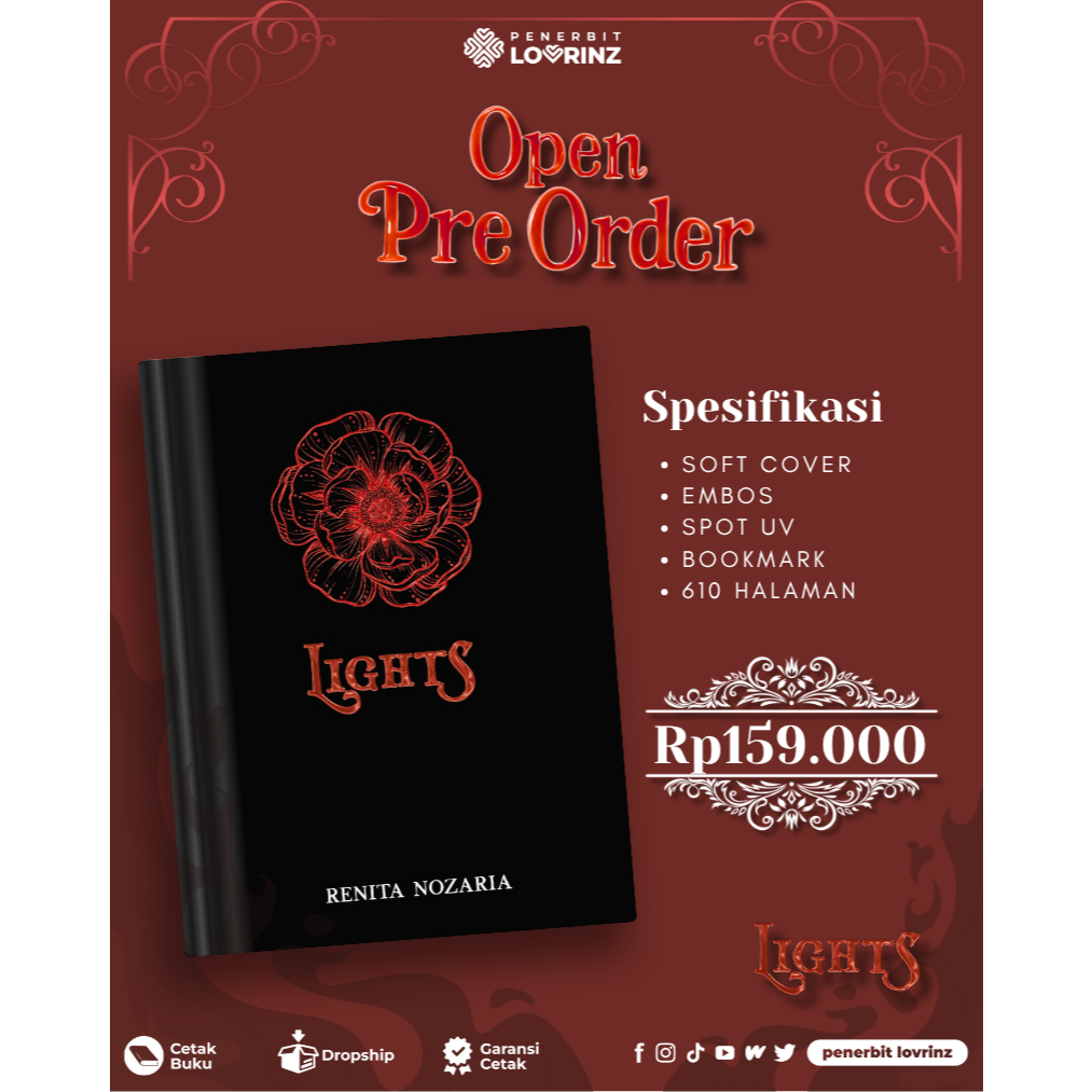 Jual Novel Original Lights by Renita Nozaria - Penerbit Lovrinz | Shopee Indonesia