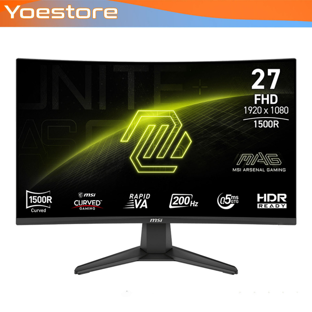 Jual MSI MAG 276CF E20 VA 200HZ CURVED 1500R GAMING MONITOR | Shopee ...