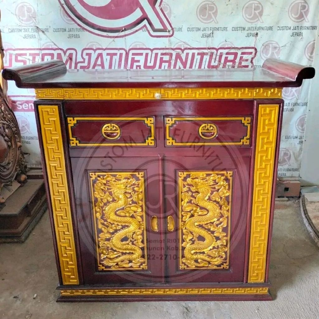 Jual meja altar sembahyang dewa buddha naga | Shopee Indonesia