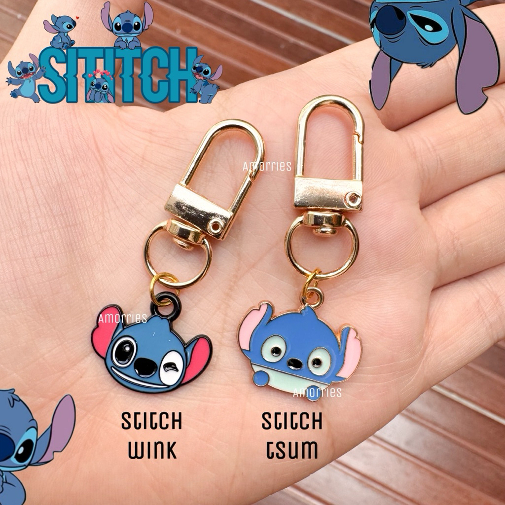 Jual Charm Tambahan Lanyard Tali HP Aksesoris HP DISNEY STITCH LUCU ...