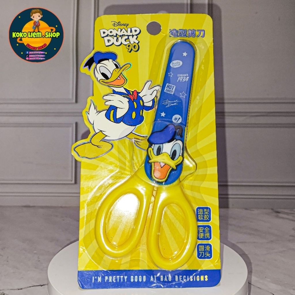 Jual BARU || Gunting Karakter Donald Duck (ORIGINAL DISNEY LICENSED ...