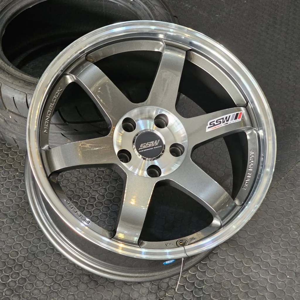 Jual Velg SSW S202 - Volk Rays Te37 SL Ring 18 Lebar 9,5 ET 25 PCD ...