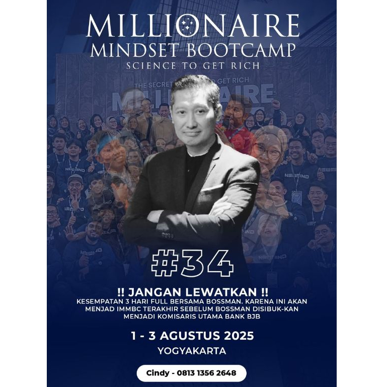 Jual [MMBC] Millionaire Mindset Bootcamp 34 | Science To Get Rich - Tanpa Hotel | Shopee Indonesia