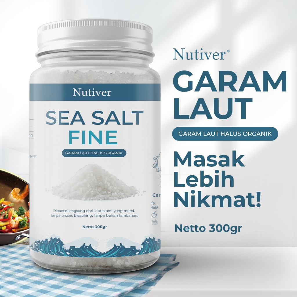 Jual Nutiver | Sea Salt Fine | Garam Laut Halus | Garam Laut Halus ...