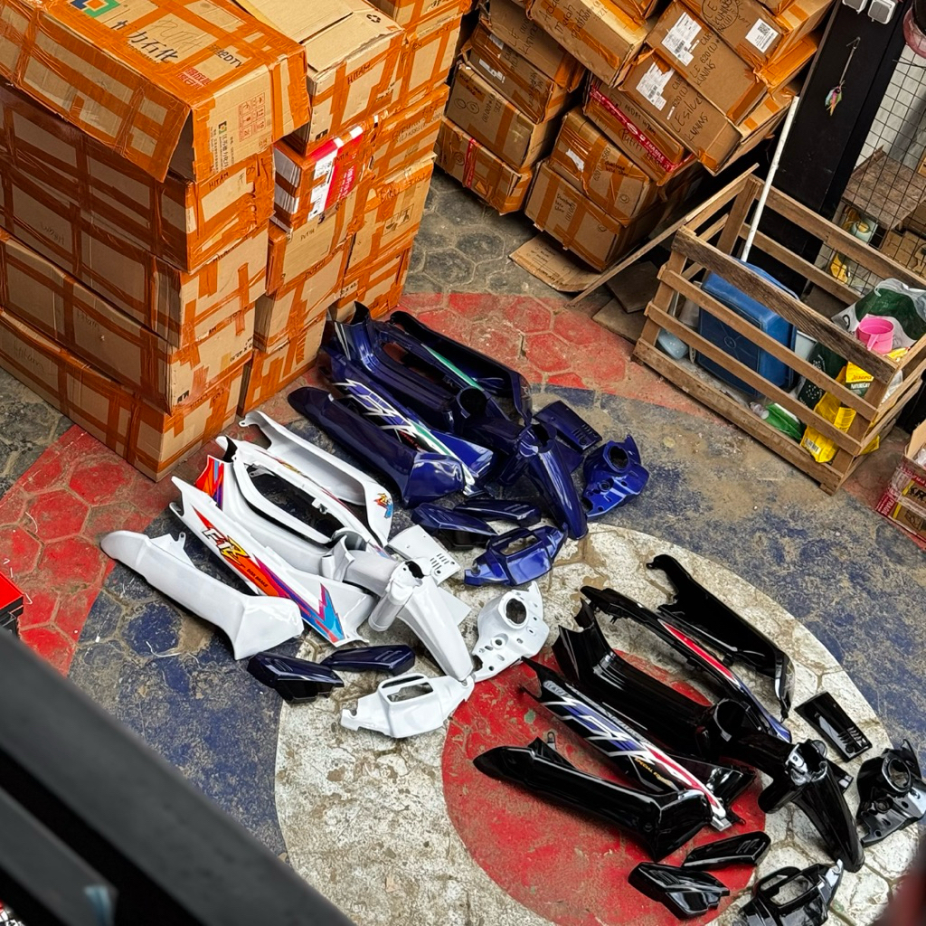 Jual bodyset body set totok baju fullset yamaha poswan forceone foswan ...