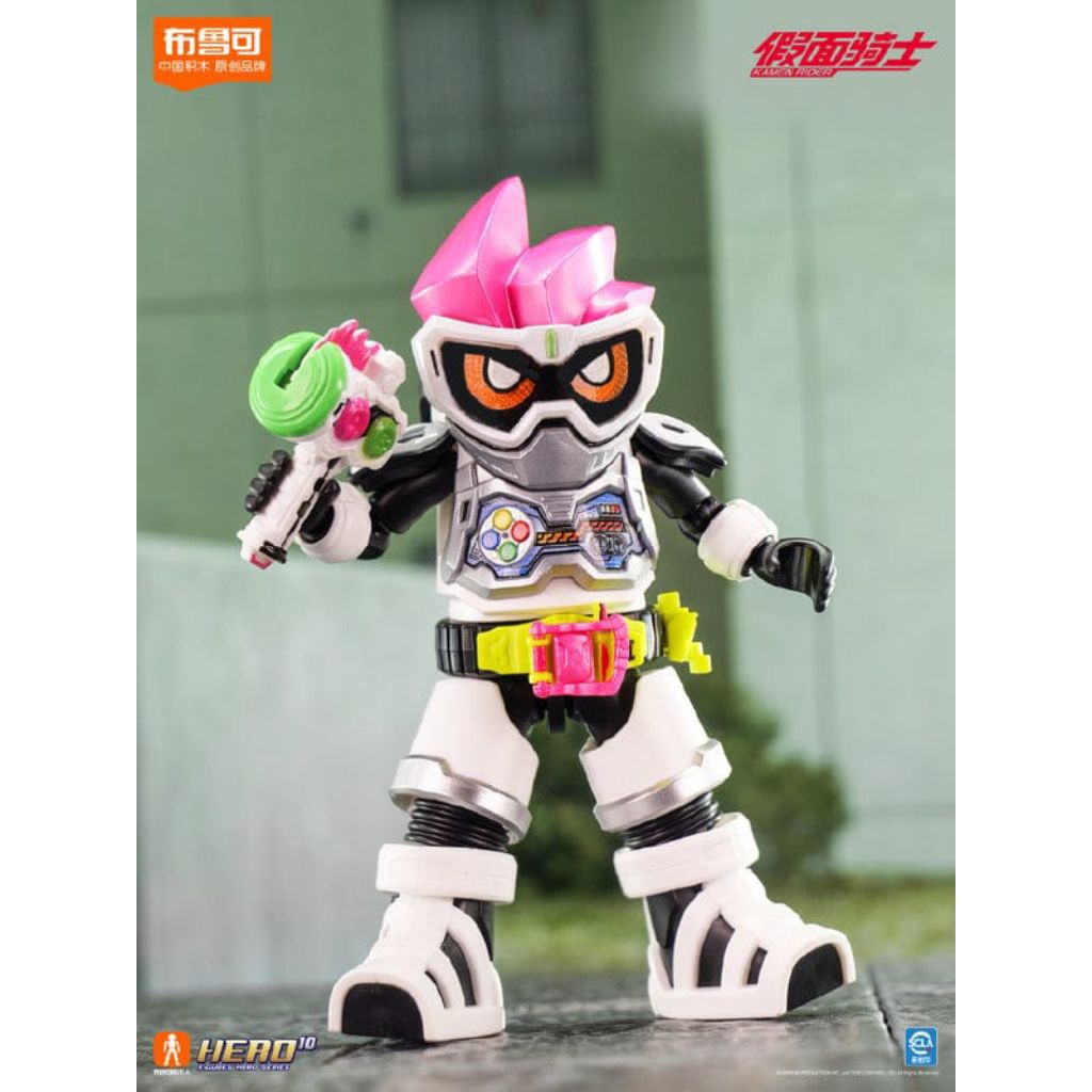 Jual BLOKEES galaxy version vol 3 kamen rider EX aid level 1 putih pink ...