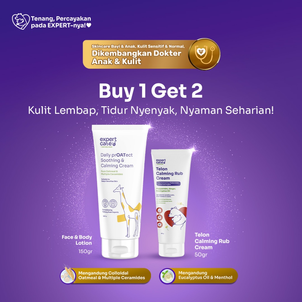 Jual [BUY 1 GET 2] Expert Care - Tidur Nyenyak Starter Kit | Telon ...