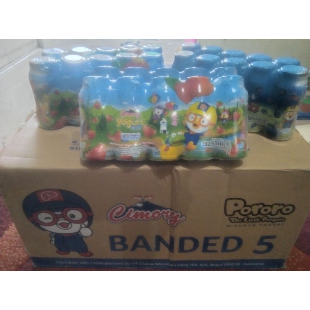 Jual Cimory pororo botol UK 65 ml , 4 pack isi ( 20 ) | Shopee Indonesia