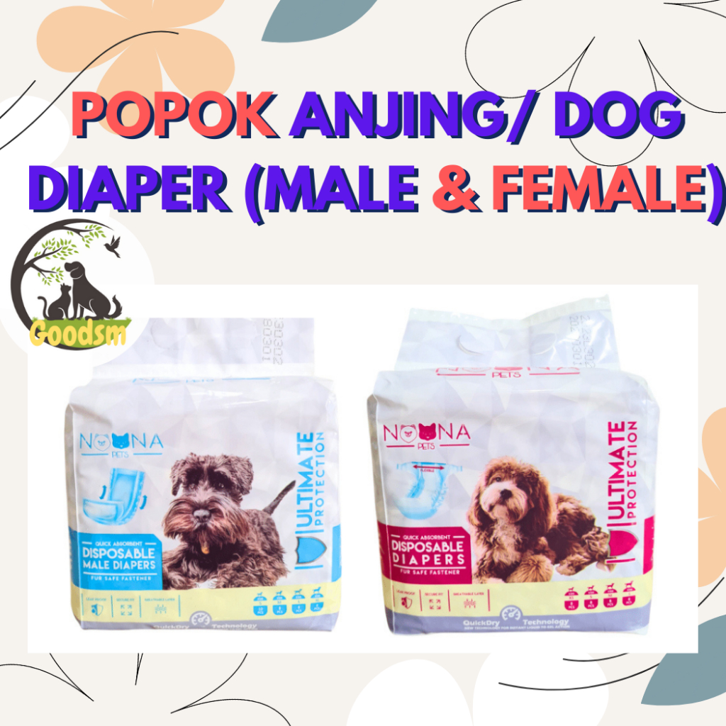 Jual Popok Anjing Jantan Betina Dog Diapers Noona Pets | Shopee Indonesia