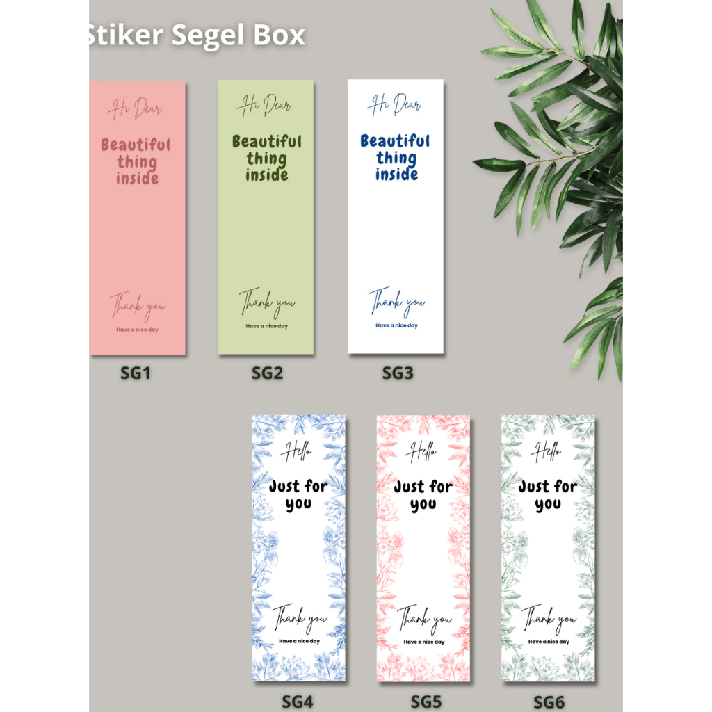Jual Stiker segel box | stiker segel packing | stiker segel custome ...