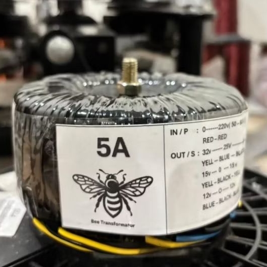 Jual TRAFO TOROID DONAT 5A CT 32V 25V (BEE TRANSFORMATOR) | Shopee ...