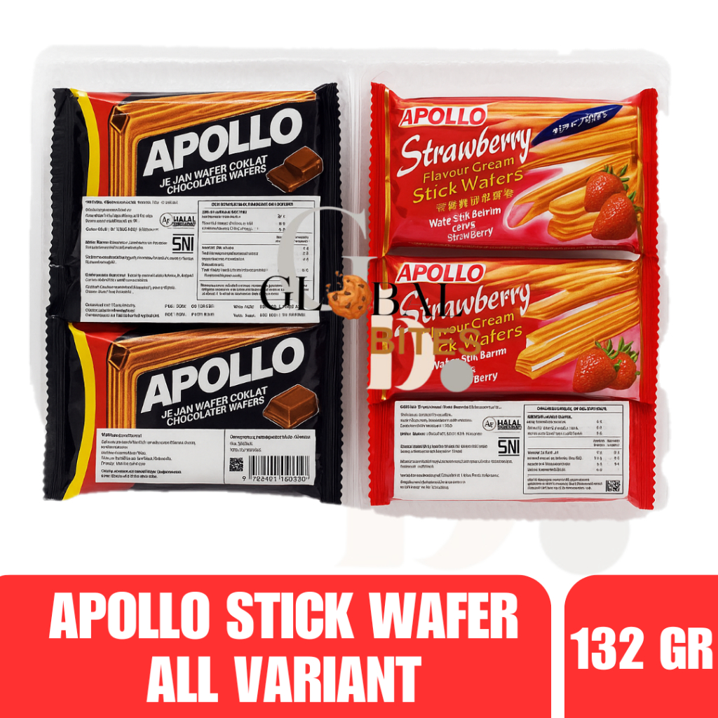 Jual Apollo Stick Wafer Chocolate Strawberry Apollo Jejari Stik Wafer ...