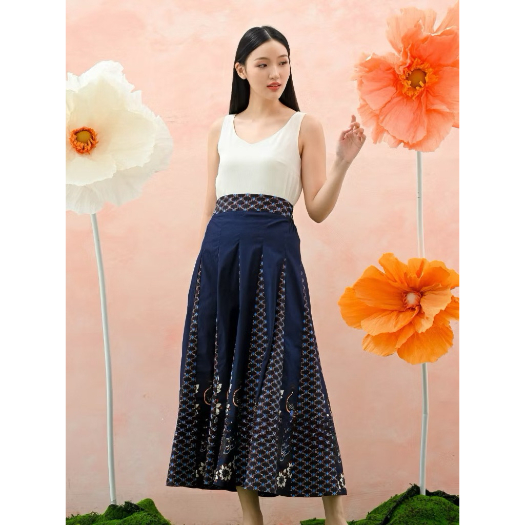 Jual Rok Batik - Rok Panjang nuansa batik - 141JM | Shopee Indonesia